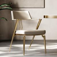 China Nordic american style restaurant golden ss home furniture dining room chairs for sale