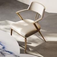 China Nordic american style restaurant golden ss home furniture dining room chairs for sale