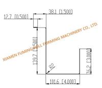 China Profile Trim Ridge Cap Roll Forming Machine Powerful High Precision for sale