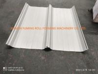 China Lock Seam Roof Panel Roll Forming Machine 7.5KW PPGI Material for sale