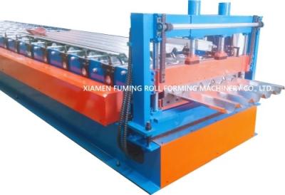 China 15KW Floor Decking Roll Forming Machine YX50-180-900 0.5-1.2mm Thickness for sale