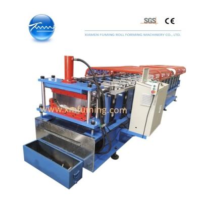 China Lock Seam Roof Panel Roll Forming Machine 7.5KW PPGI Material for sale
