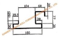 China Roof Beam Container House Roll Forming Machine PPGI Material CE for sale