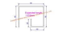 China Profile Door Rail Roll Forming Machine 18.5KW Powerful PLC Control for sale