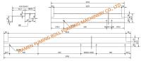 China 7.5KW GI Container House Roll Forming Machine For Container Corner Fitting B for sale