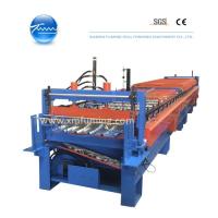 China Floor Decking Roll Forming Machine YX30-210-840/1050 0.3-1.5mm Thickness for sale