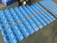 China Customized Glazed Roof Tile Roll Forming Machine For Metal Profiles for sale