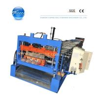 China YX65 Floor Decking Roll Forming Machine 0.7-1.5mm Thickness ±2mm Tolerance for sale