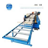 China 15KW Width Adjustable Ridge Cap Roll Forming Machine 38m/min PLC Control for sale