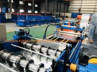 China 15KW Width Adjustable Ridge Cap Roll Forming Machine 38m/min PLC Control for sale