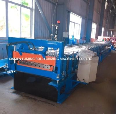 China 7.5KW Shutter Door Frame Roll Forming Machine 24 Stations PLC Control 0.4-0.6mm for sale