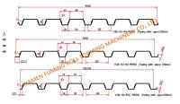 China YX38-152-914 878.7 Floor Decking Roll Forming Machine 0.6-1.6mm Thickness PLC Control for sale