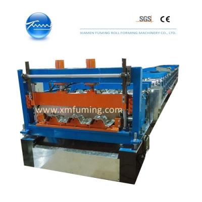 China YX76-313-940 Floor Deck Roll Forming Machine 0.6-1.6mm Thickness PLC Control for sale