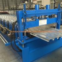 China YX38-152-914 878.7 Floor Decking Roll Forming Machine 0.6-1.6mm Thickness PLC Control for sale