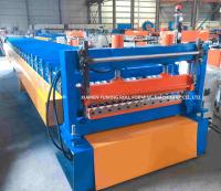 China YX18-76-988 Corrugated Roof Panel Roll Forming Machine 26 Stations PLC Control for sale