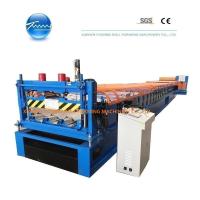 China YX76-940 Floor Deck Sheet Roll Forming Machine 0.8-1.2mm Thickness PLC Control for sale