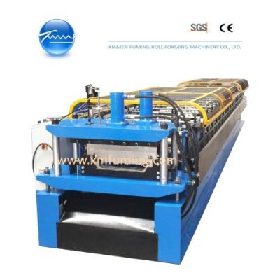 China Industrial Lock Seam Roof Sheet Forming Machine 7.5KW 18 Stations YX70-450 for sale
