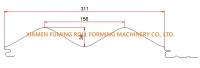 China GI Cladding Panel Roll Forming Machine YX38-156-311 21 Stations 15m/min for sale