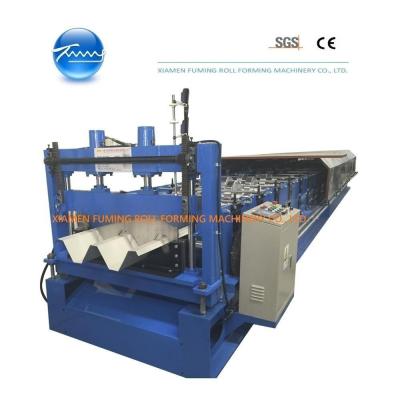 China YX130-300-600 Floor Decking Roll Forming Machine 0.8-1.0mm Thickness PLC Control for sale