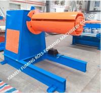 China 5 Ton 1250mm Hydraulic Uncoiler Decoiler 3KW Motor Taper Wedge Expanding System for sale