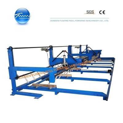 China Profiled Custom Roll Forming Machine PLC Control Automatic Sheet Stacker 12m for sale