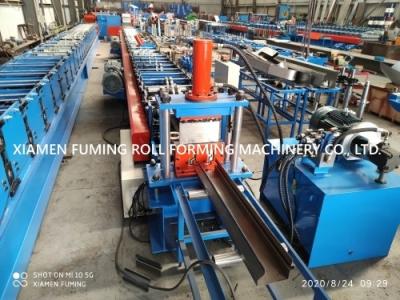 China Container Bottom Beam Roll Forming Machine 15m/min Speed PLC Control Hydraulic Cutting for sale