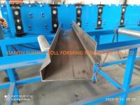China Container Bottom Beam Roll Forming Machine 15m/min Speed PLC Control Hydraulic Cutting for sale