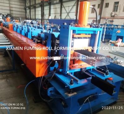 China Automatic U Channel Purlin Roll Forming Machine 18 Stations 22KW for sale