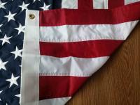 China American Flag 3x5ft Outdoor SolarMax Nylon with Embroidered Stars and Sewn Stripes - Heavyweight 100% Nylon 66 Material for sale