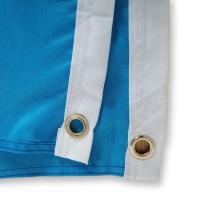 China United Nations Flag 2x3 Feet Super Knitted Spun Polyester with Brass Grommets and Water Resistant Treatment for sale