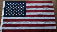 China 100% Polyester Sewn Flag with Screen Printing - Custom Sizes 1C-6C Colors, 50PCS MOQ for Outdoor/Indoor Use for sale