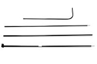 China Custom Aluminum Beach Flag Pole Hardware with 20-25mm Diameter and Wind-Resistant Design for Outdoor Use for sale