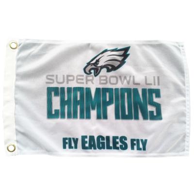 China 12x18 Inch Polyester Canvas Header Grommet Voting Flag - Digital Print Single Reverse Design for sale