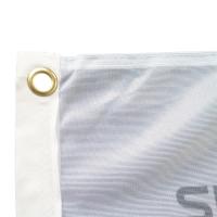 China 12x18 Inch Polyester Canvas Header Grommet Voting Flag - Digital Print Single Reverse Design for sale