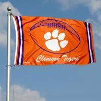 China Clemson Tigers Throwback Double Sided Flag - 3x5 Feet Outdoor Sports Banner - 100% Polyester Material for sale