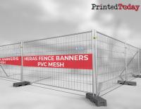China Custom Outdoor Polyester Fabric Fence Banner - B1 Treated with 90% Color Penetration - Small to Large Sizes Available for sale