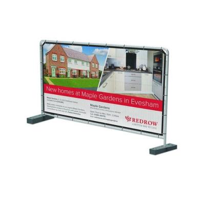 China Full Color Custom Fence Banner - Heavy Duty Polyester with 90% Color Penetration and B1 Flame Retardant Treatment for sale