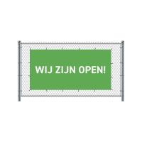 China Custom Polyester Fabric Fence Mesh Banners for Construction Sites - 3x5 ft Outdoor Event Signage for sale