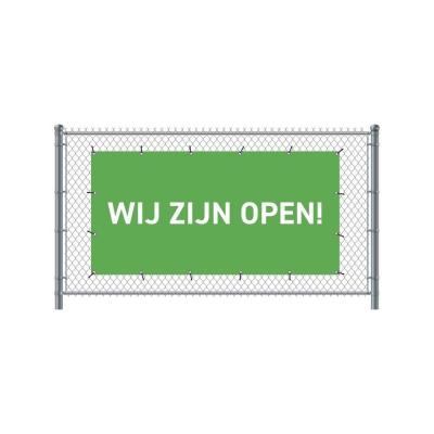 China Custom Polyester Fabric Fence Mesh Banners for Construction Sites - 3x5 ft Outdoor Event Signage for sale