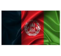 China The AF Afghanistan Flag of Afghan Pride 90x150cm knitted polyester national flag outdoor canvas header with grommets for sale