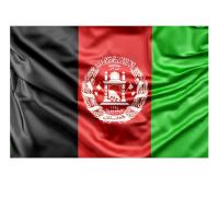 China The AF Afghanistan Flag of Afghan Pride 90x150cm knitted polyester national flag outdoor canvas header with grommets for sale