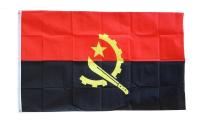 China Angola National Flag 90x150cm Knitted Polyester Outdoor 3x5' for sale