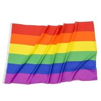 China The Gay Rainbow Pride Flag 3 X 5ft Indoor Outdoor Canvas Header With Grommets for sale