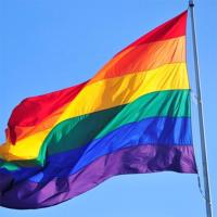 China The Gay Rainbow Pride Flag 3 X 5ft Indoor Outdoor Canvas Header With Grommets for sale