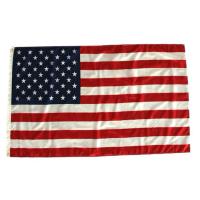 China American USA Flag 90 X 150cm Knitted Polyester Single Reverse Indoor Outdoor National Banner for sale