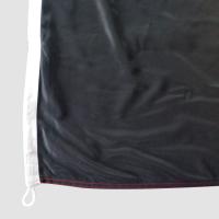 China Belgium National Flag 3x5' Knitted Polyester Rope And Loops Customized Indoor Outdoor for sale