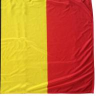 China Belgium National Flag 3x5' Knitted Polyester Rope And Loops Customized Indoor Outdoor for sale
