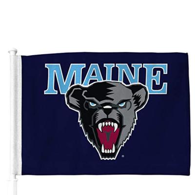 China MAINE Flagolden car flags screen printed high quality for sale