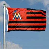 China Miami Marlins Americana Nation Flag for sale