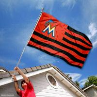China Miami Marlins Americana Nation Flag for sale
